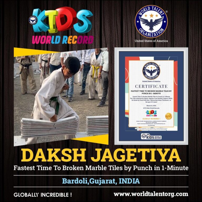 Kids Record | World Talent Organization